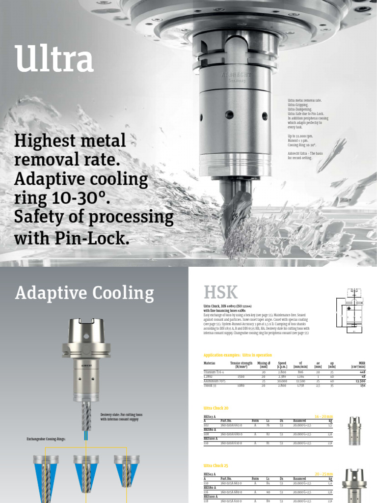 Albrecht Precision Chucks Ultra 2023 | PDF | Screw | Machining