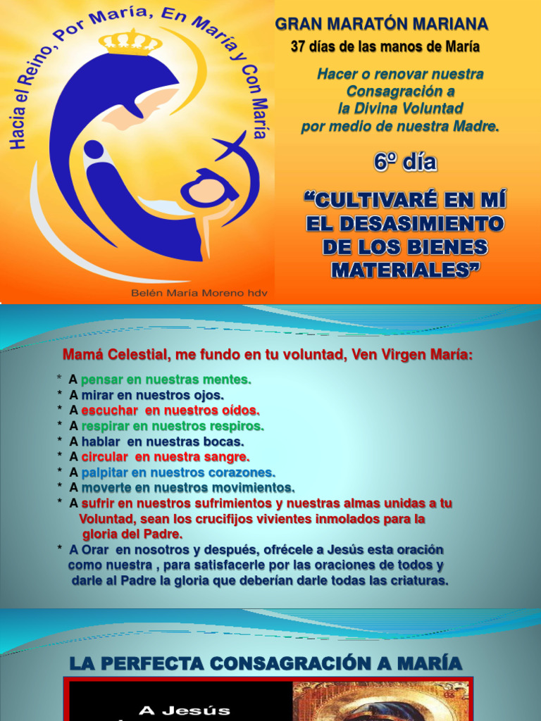 Desasimiento de Los Bienes Materiales | PDF | María, madre de Jesús | Amor