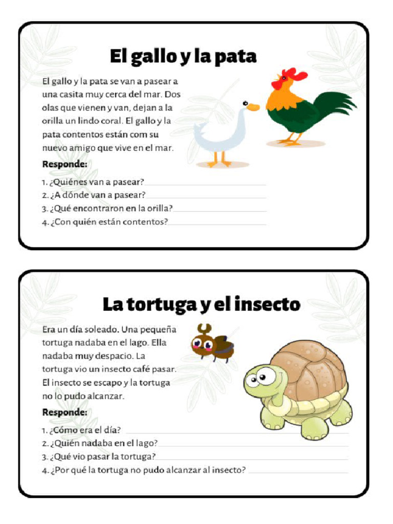 Lecturitas de Comprensión | PDF