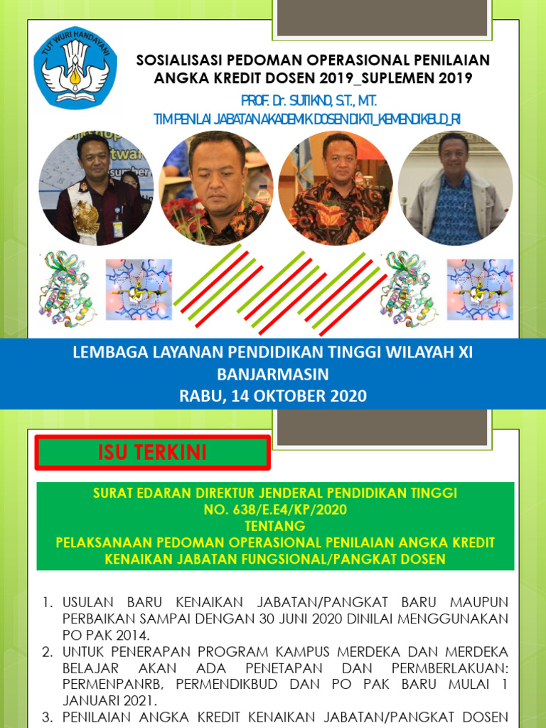 Materi Sosialisasi Po Pak 2019 - Revisi - Lldikti Xi Banjarmasin | PDF