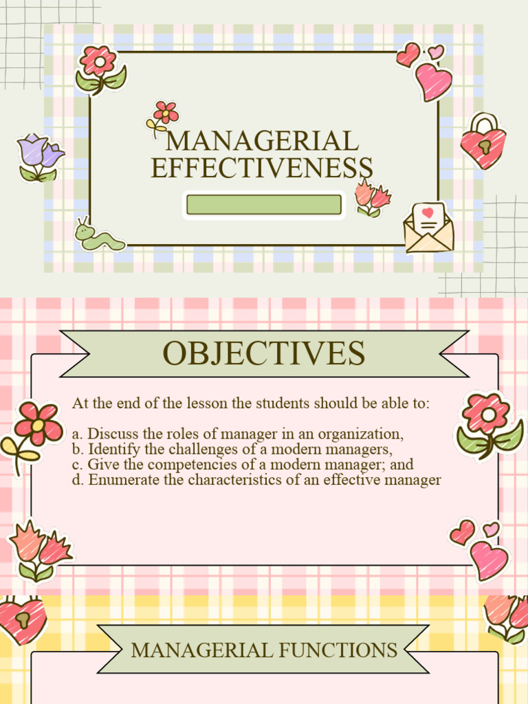Managerial Effectiveness in Management | PDF | Leadership | Behavior