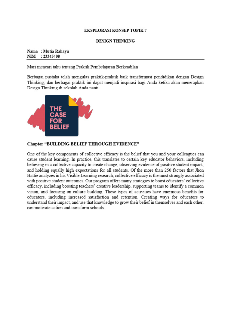 EKSPLORASI KONSEP T7-Mutia | PDF