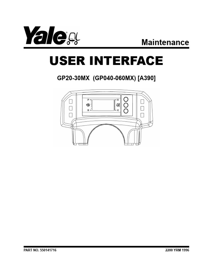 Interfaz de Usuario GLP050MX | PDF | Elevator | Forklift