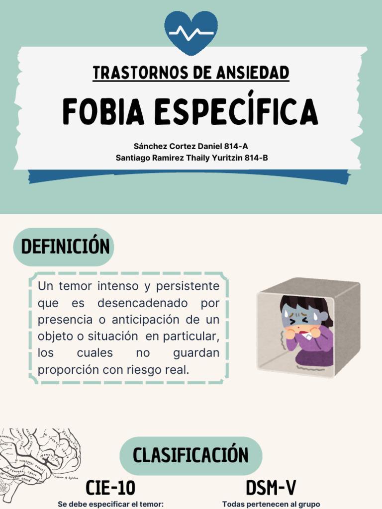 Fobia Especifíca | PDF | Fobia | Ansiedad