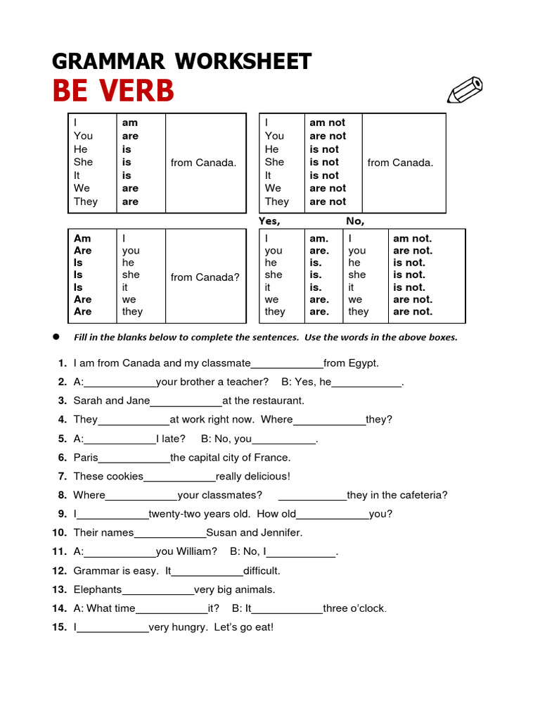 Verb To Be Pdf Linguistic Typology Language Mechanics