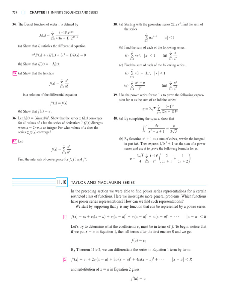 Advanced Calculus Series Analysis | PDF | Power Series | Analysis