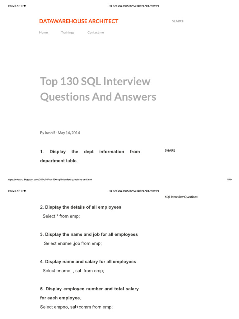 SQL Odi | PDF