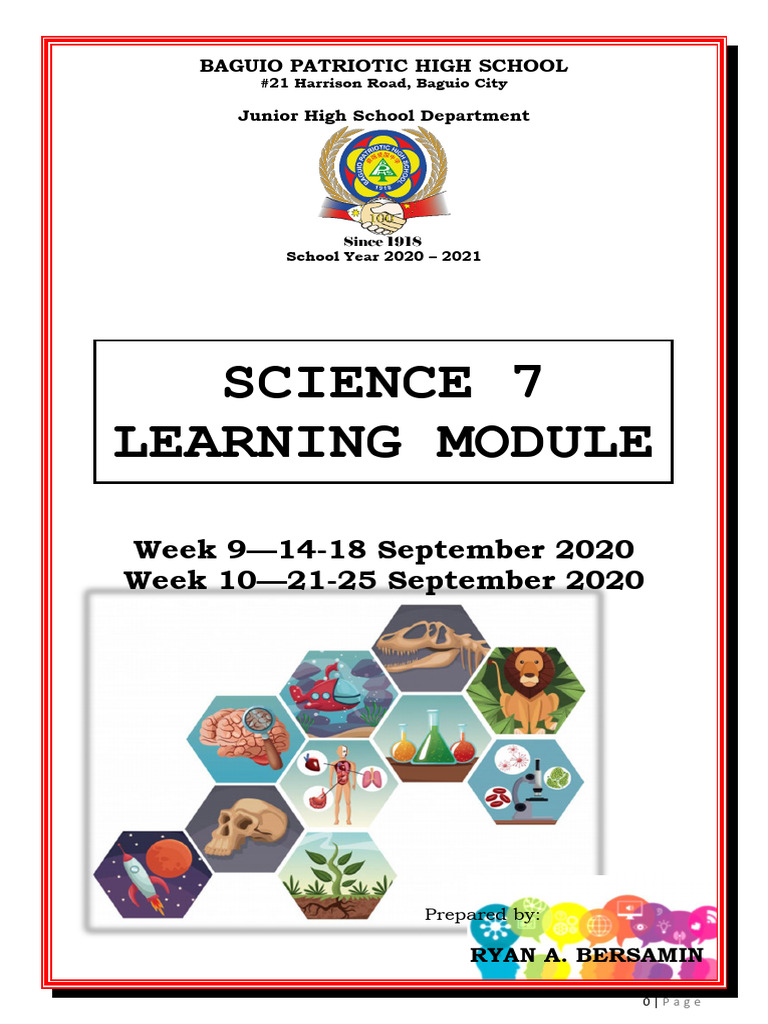Science 7 Module 5.1 | PDF | Endoplasmic Reticulum | Cell (Biology)