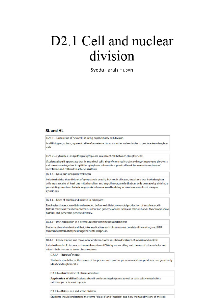 Cell Division: Mitosis and Meiosis Explained | PDF | Meiosis | Mitosis