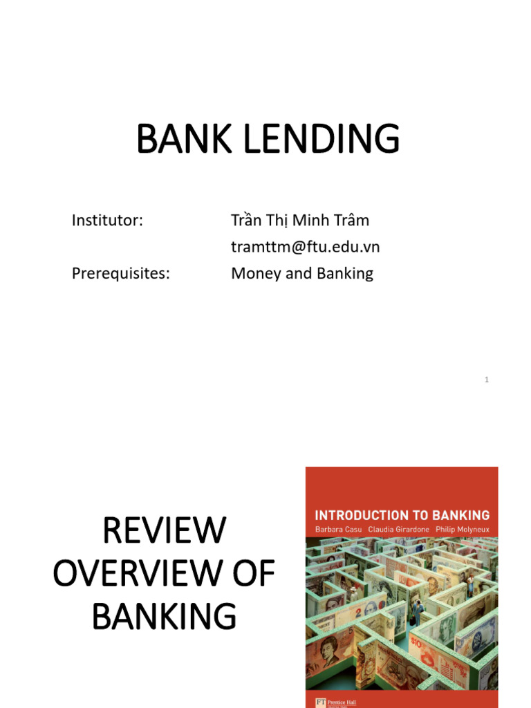 Revise-Overview of Banking - Sv1.0 | PDF | Banks | Savings And Loan ...
