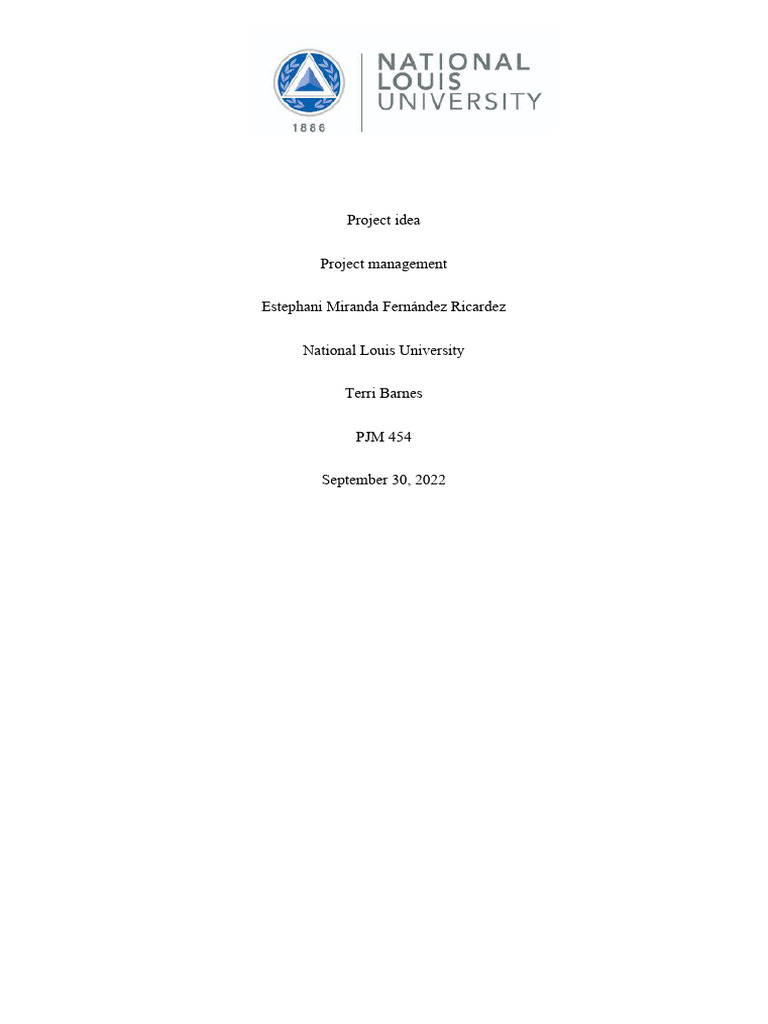 Module 1 Project Idea Pdf