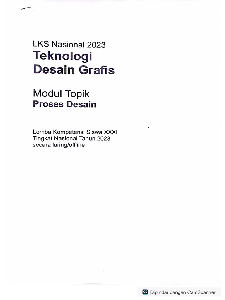Soal LKSN TDG | PDF