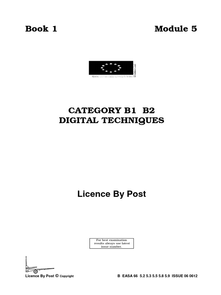 EASA Mod 5 BK 1 Digital Tech | PDF | Logic Gate | Integrated Circuit