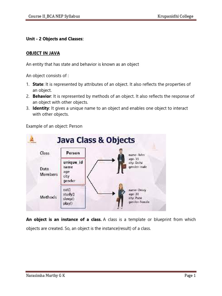 Unit2 Java | PDF | Programming | Constructor (Object Oriented Programming) Unit2 Java | PDF | Programming | Constructor (Object Oriented Programming)