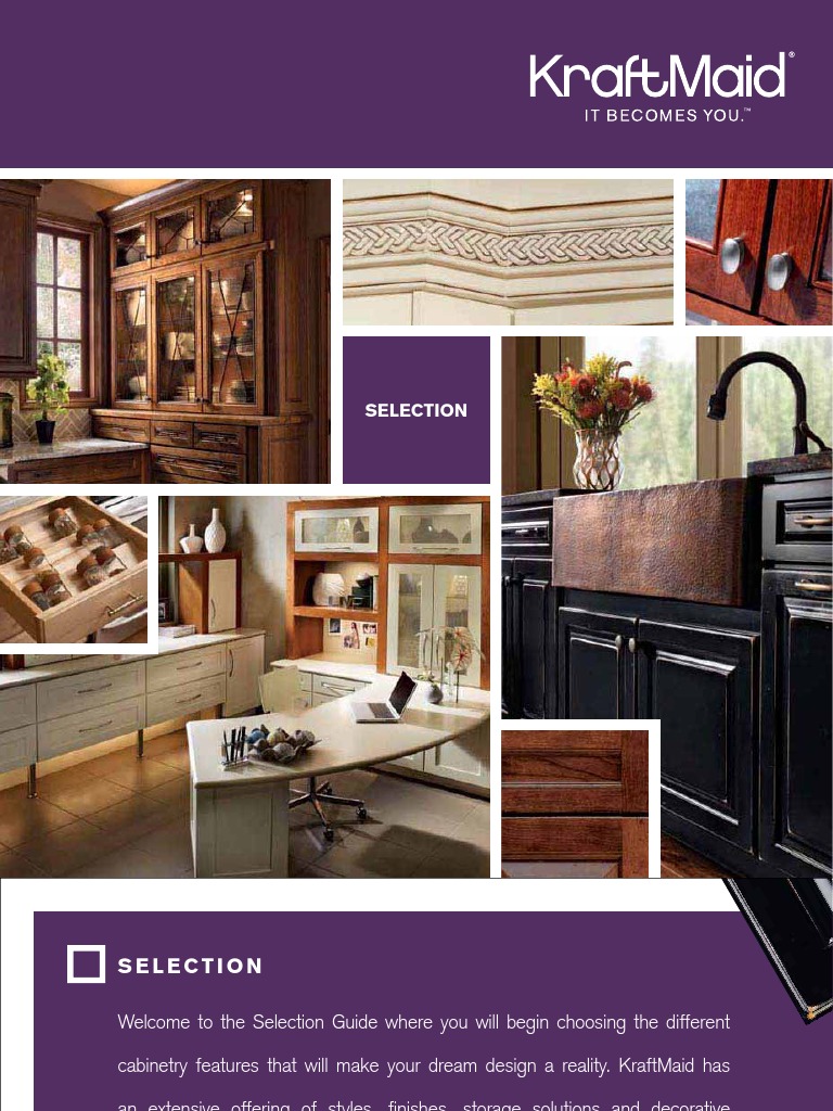 Kraftmaid SelectionGuide | PDF | Pantry | Cabinetry
