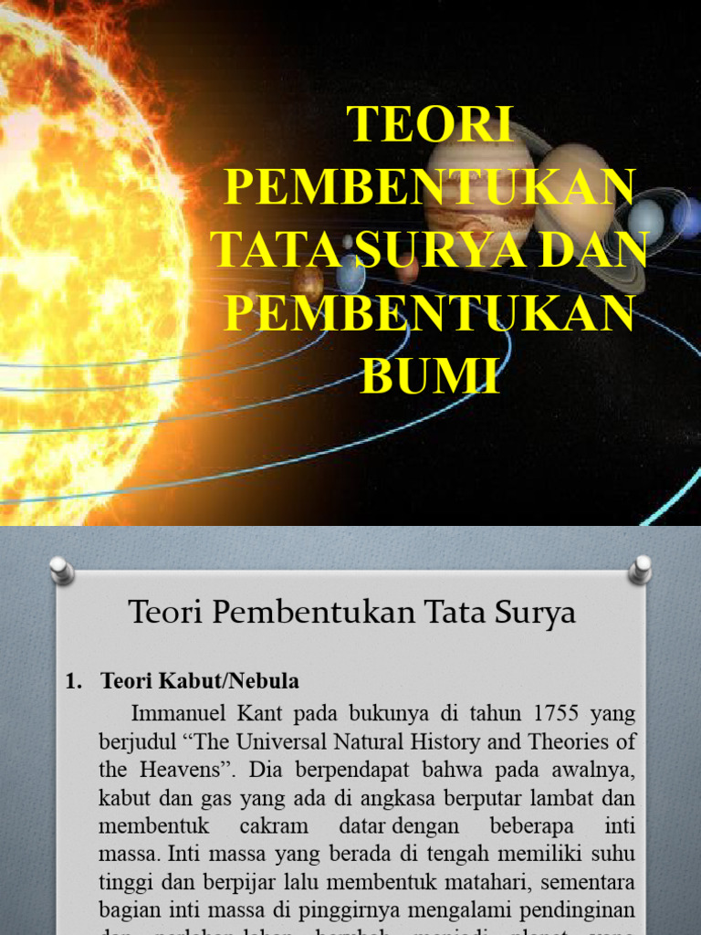 Teori Pembentukan Bumi | PDF | Ilmu Sosial