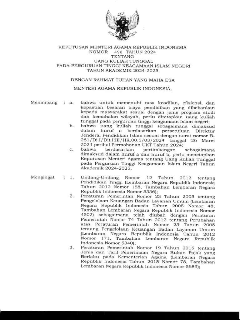 Kma Ukt Pada Ptkin Ta 2024-2025 | PDF