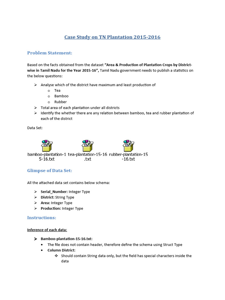 Case Study On TN Plantation | PDF | Computer Data | Computing