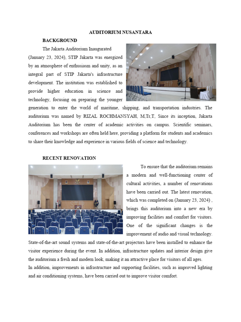 Auditorium Nusantara | PDF | Jakarta
