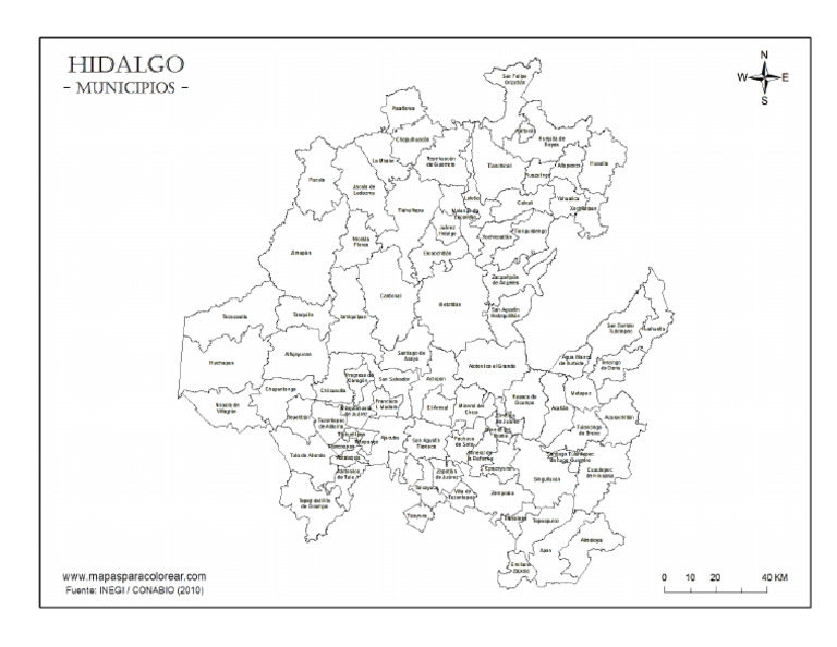 Mapa Hidalgo | PDF