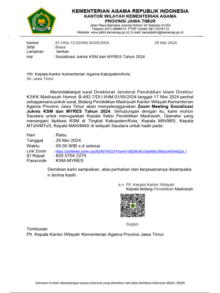 Sosialisasi Juknis KSM & MYRES 2024 | PDF