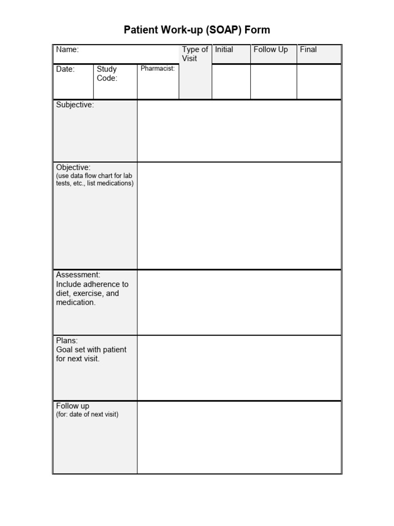 Patient Chart Template | Download Free PDF | Dose (Biochemistry ...