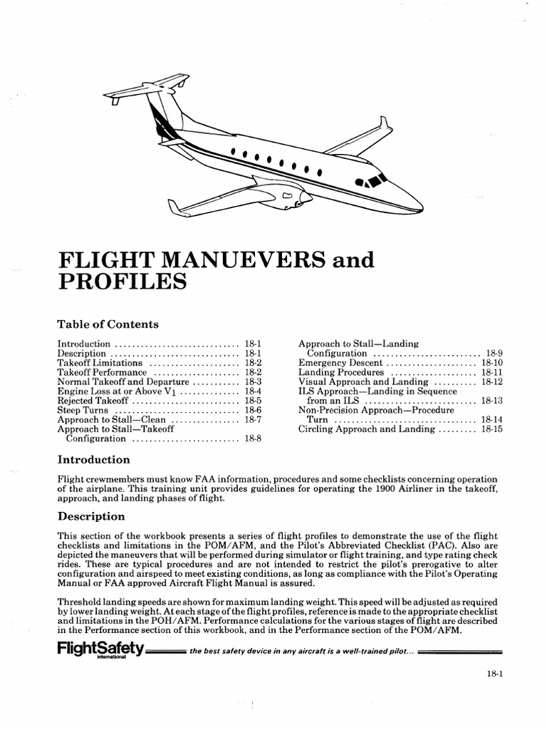 Flight Manuevers and Profiles | PDF