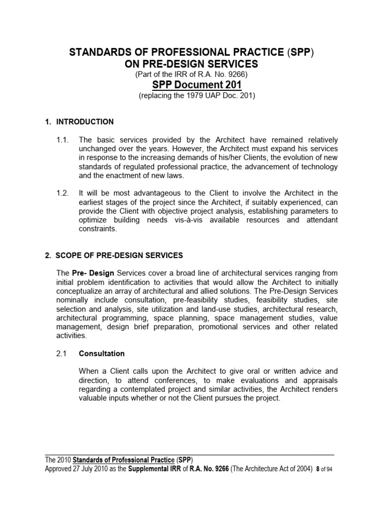 Professional Practice Compiled | PDF | Architect | Environmental Impact Assessment