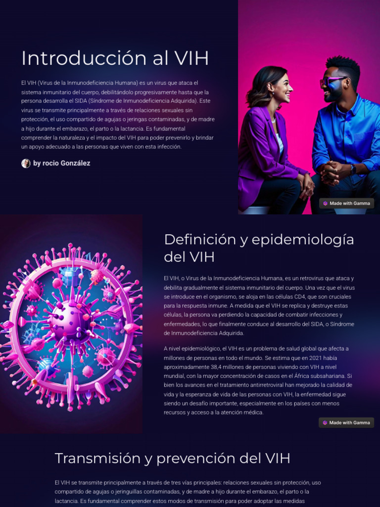 Introduccion Al VIH | Descargar gratis PDF | VIH | VIH / SIDA