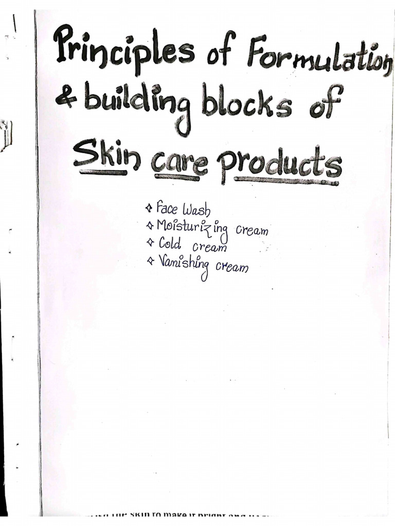 UNIT-2. Cosmetic Science. SEM-8th. | PDF