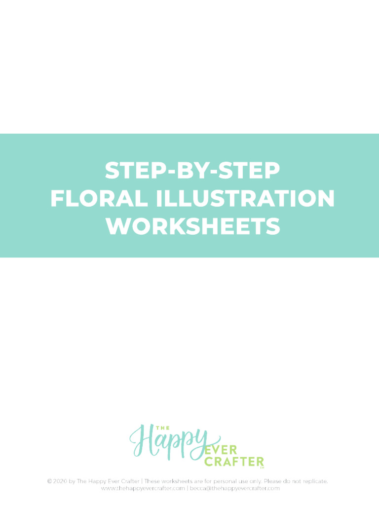 Floral Illustrations Workbook - May22 | PDF