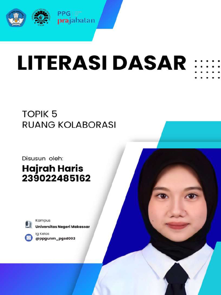 T5. Ruang Kolaborasi Literasi Dasar - Hajrah Haris | PDF