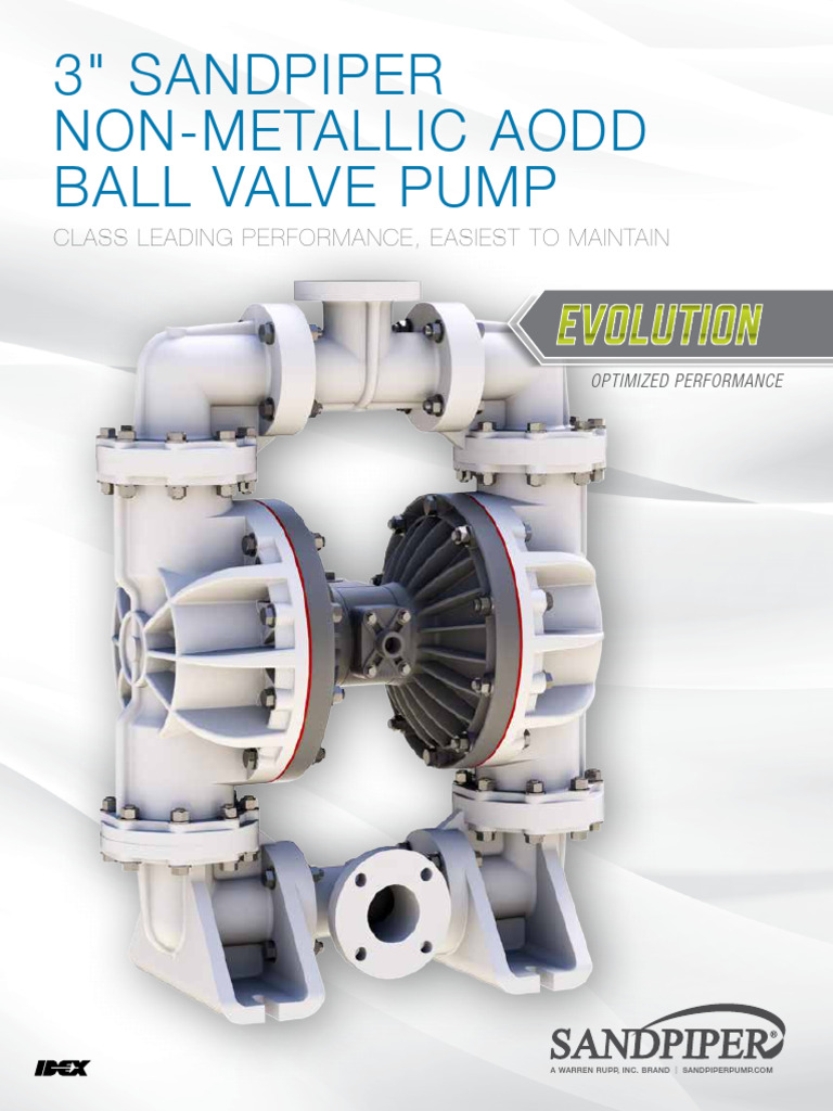 3" Non-Metallic AODD Pump Overview | PDF | Pump | Valve