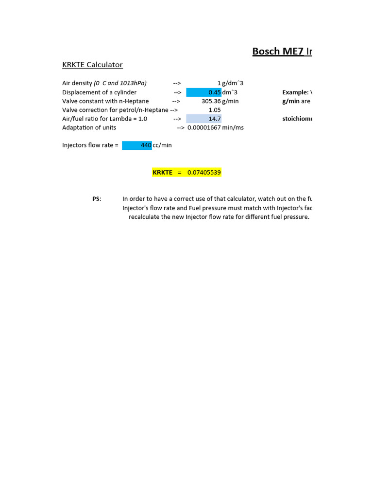 KRKTE Calculator 3 | PDF