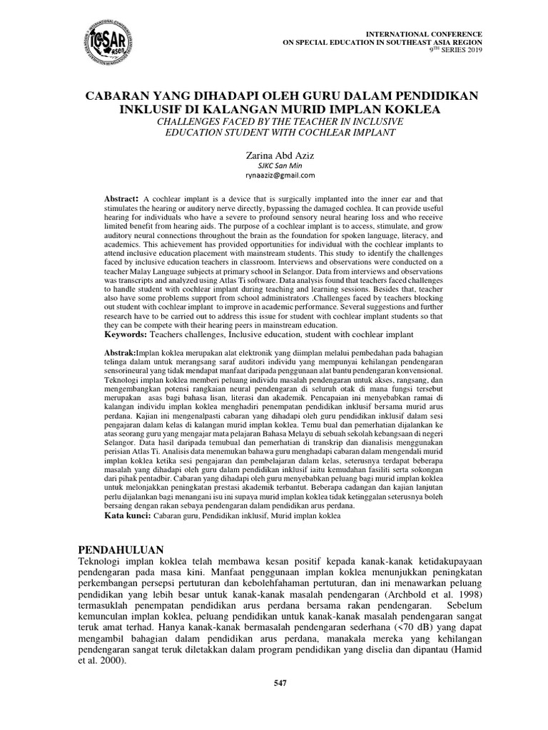 Cabaran Yang Dihadapi Oleh Guru Dalam Pendidikan | PDF