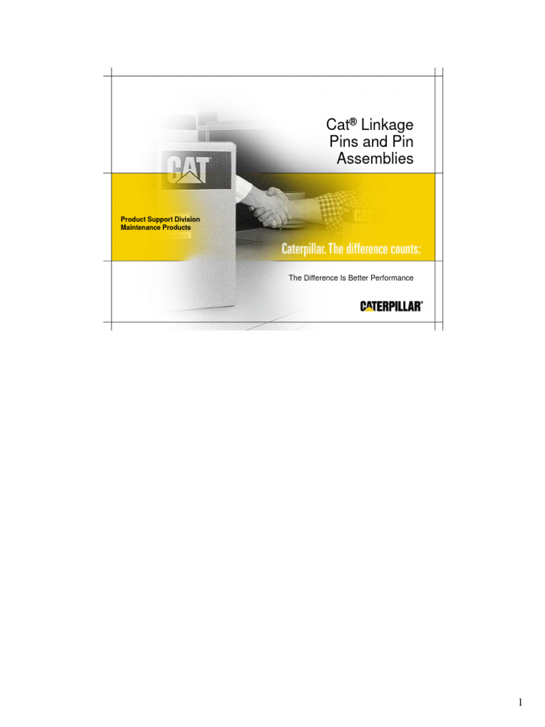 Cat 174 Linkage Pins and Pin Assemblies Presentation With Speaker Notes ...