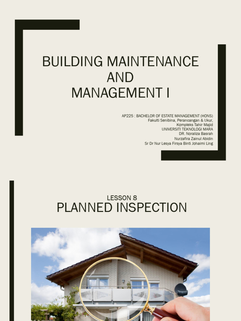 Lesson 08 Inspection | PDF | Roof | Wall