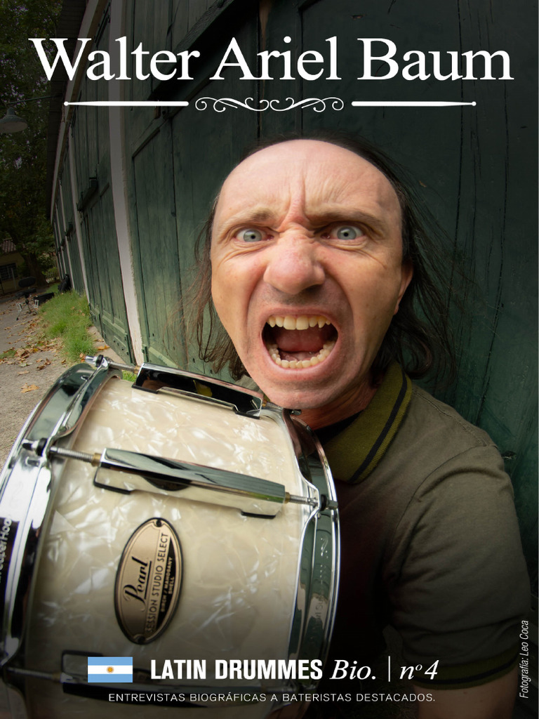 Latin Drummers BIO - Walter Ariel Baum | PDF | Kit de batería