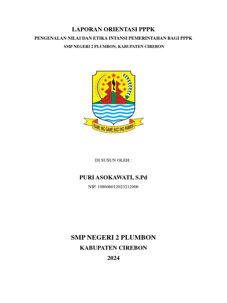 Laporan Orientasi PPPK Puri 2024 | PDF