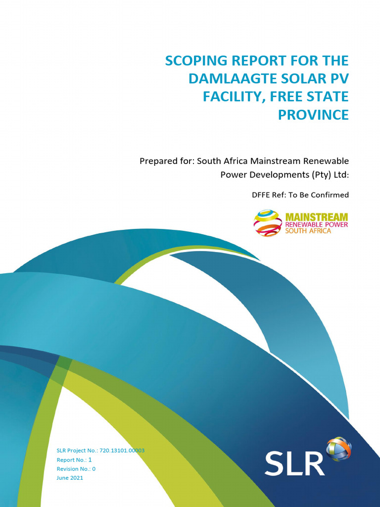 Scoping Report - Damlaagte Solar PV Facility | Download Free PDF ...
