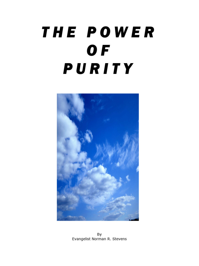 The Power of Purity - Website | PDF | Jacob | Jesus