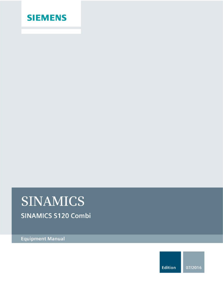 Sinamics s120 Combi Manual | PDF | Power Supply | Electromagnetic ...