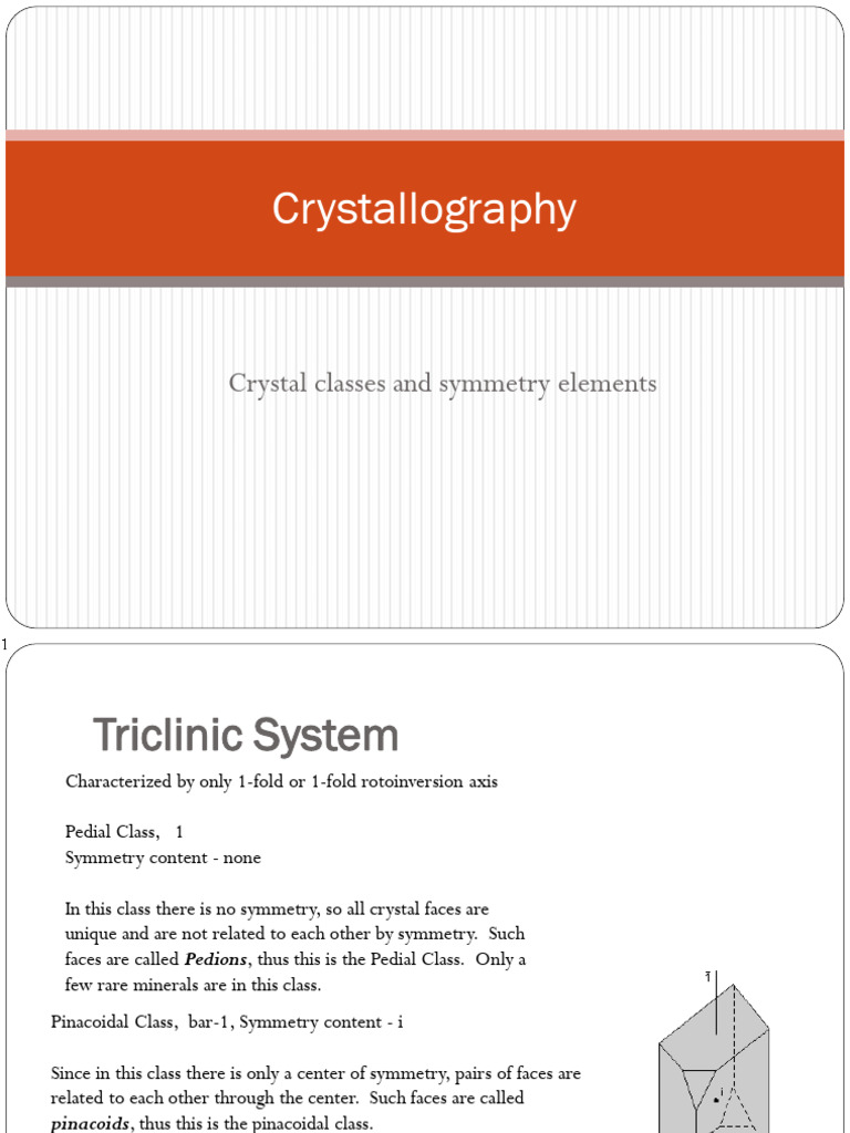 Mineralogy Chapter 4 - Crystallography 3 | PDF | Minerals | Rotation