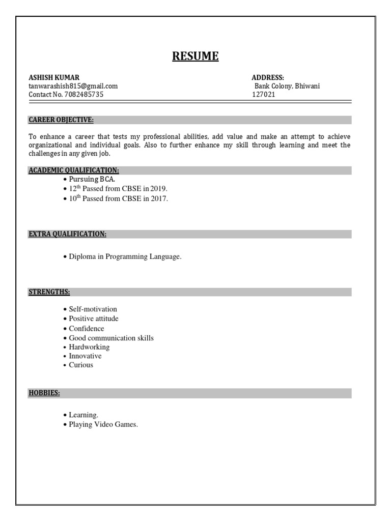 Ashish Resume | PDF