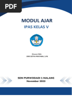 MODUL AJAR - IPAS 5 - Ayo Berkenalan Dengan Bumi Kita | PDF