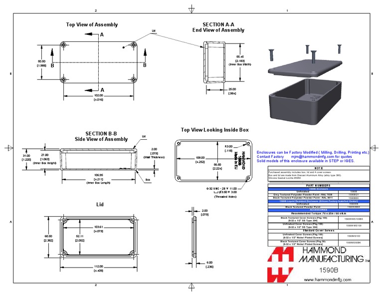 Box Datasheet | PDF