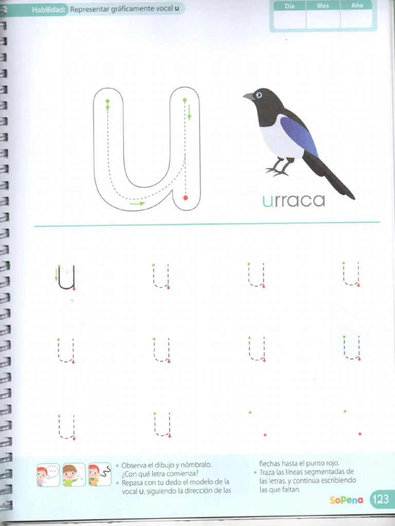 Repaso Letras U | PDF