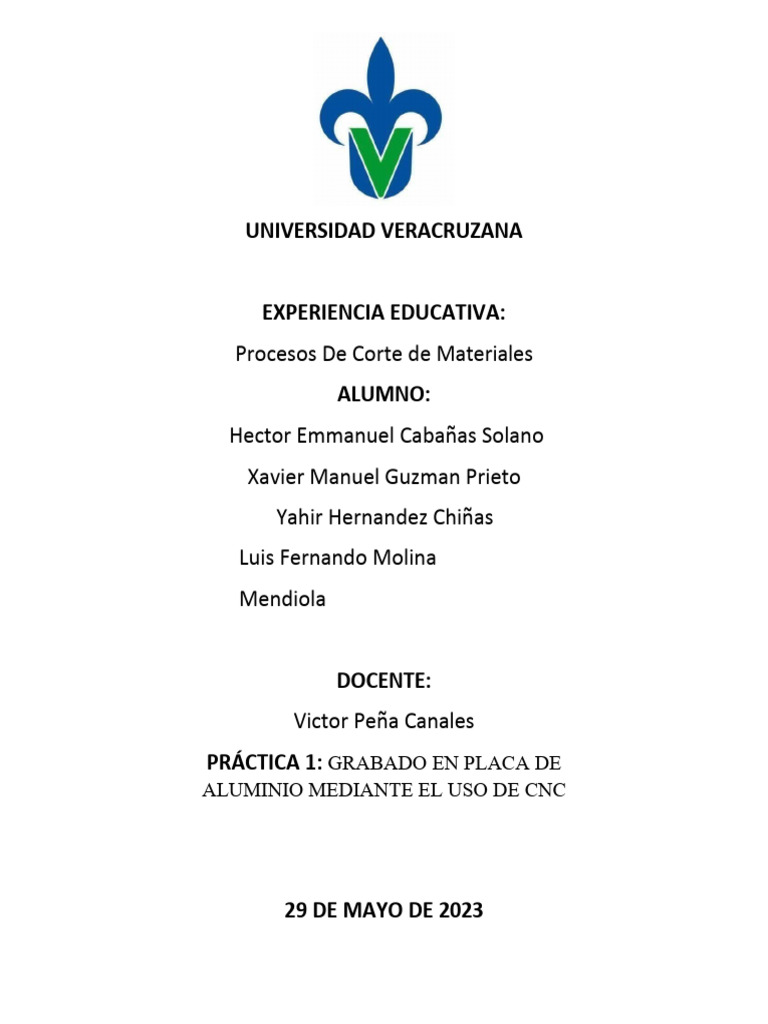 PDF Proyecto CNC | PDF | Control numerico | Sector secundario de la economía