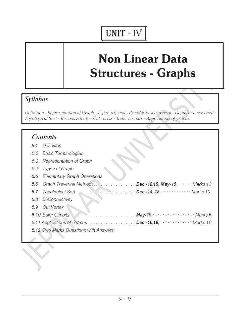 Data Structures-Unit 4 Notes (1) - Compressed | PDF Data Structures-Unit 4 Notes (1) - Compressed | PDF