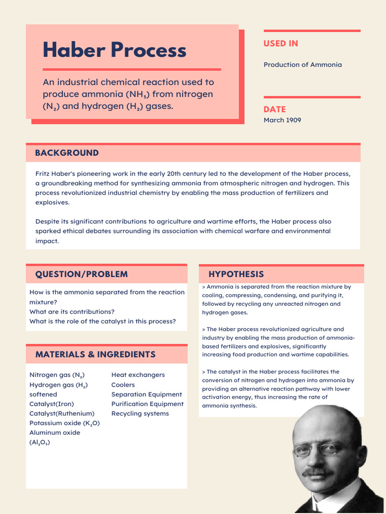 Pink and Beige Flat Graphic Sugar Chemistry Report | PDF | Ammonia ...